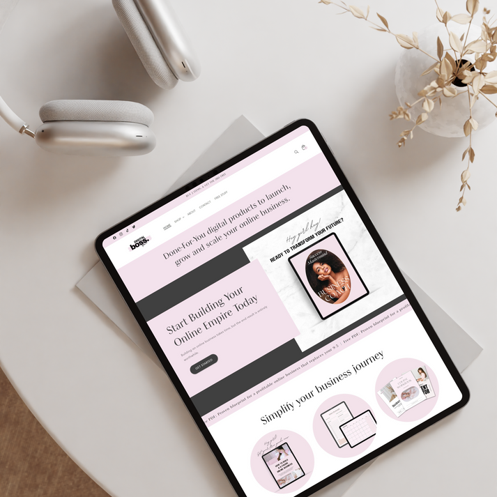 Buy Pink Digital Boss Power Shopify Theme Template - 20% – ANEW THEMES