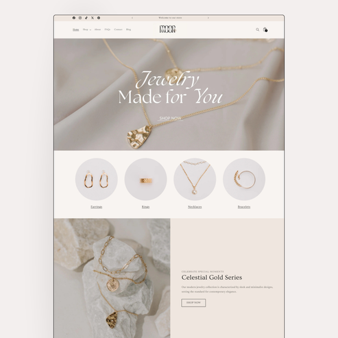 Moonglow Minimalist Jewelry Shopify Theme – ANEW THEMES